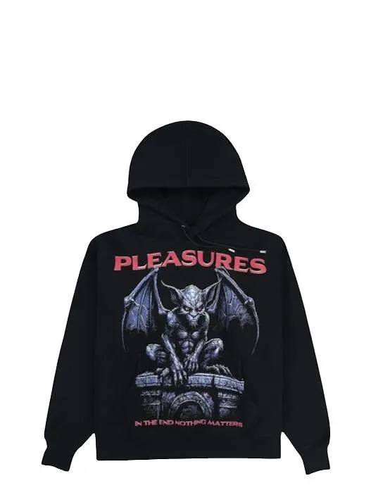 PLEASURES Gargoyle Hoodie - Black