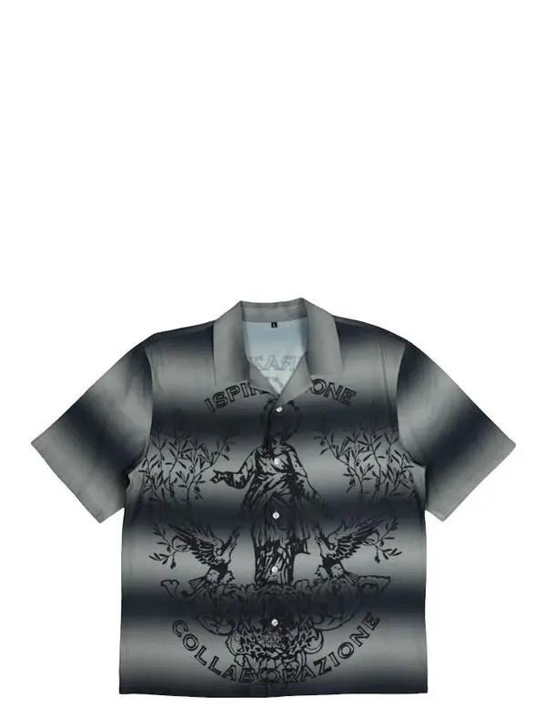 PLEASURES Giovanni Button Up Shirt - Silver
