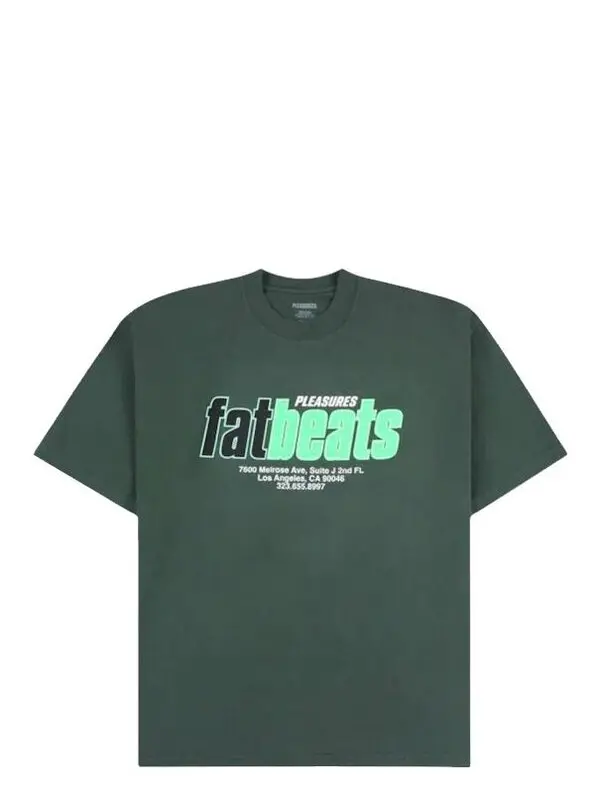 PLEASURES Melrose T-shirt - Ivy Green