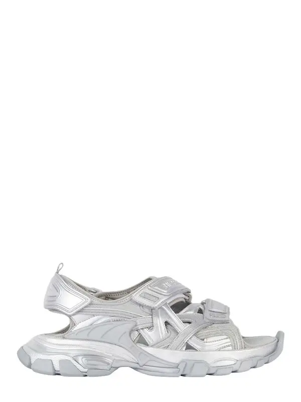 Balenciaga Track Sandal - Silver
