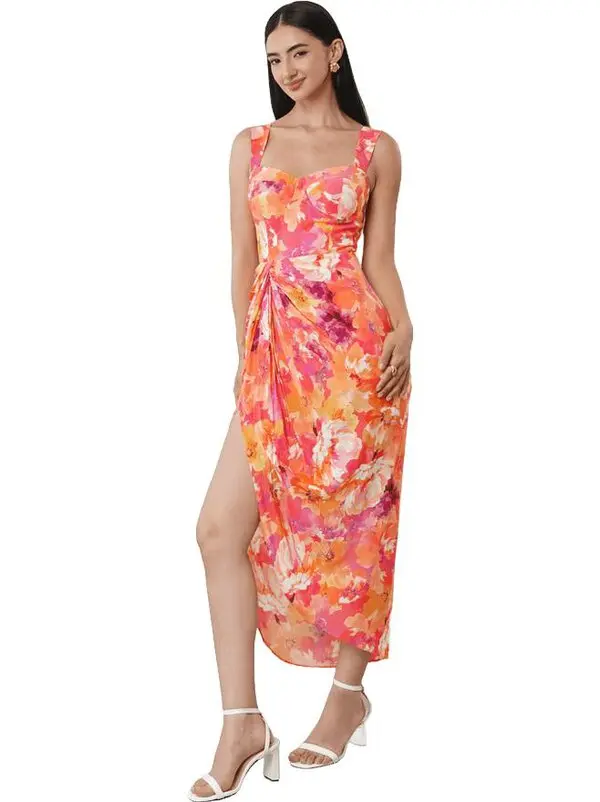 Yumi Kim Rica Floral Dress - Natural