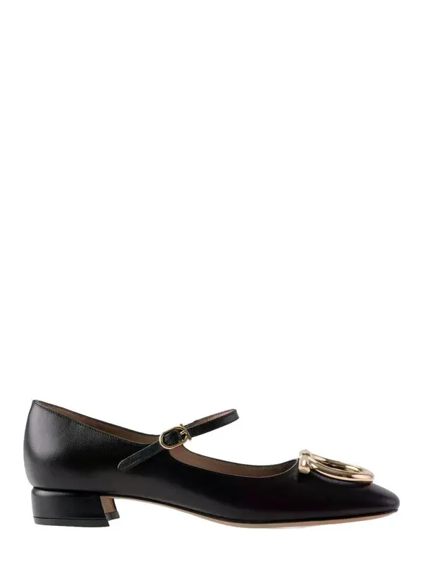 FERRAGAMO Maxi Gancini Pumps - Black