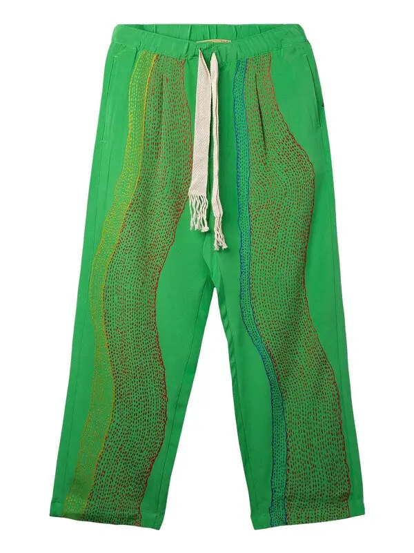 GLASS CYPRESS Curves Trouser - Green