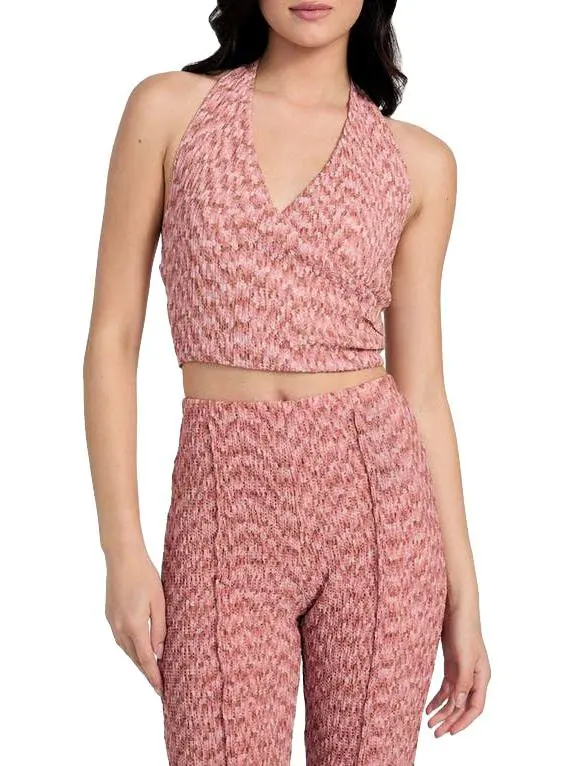 Guess Naleny Knit Halter Top - Revival Rose Multi