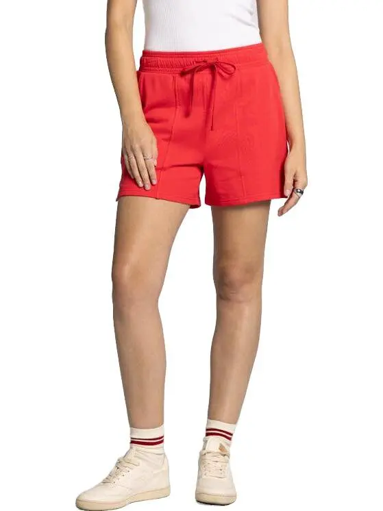 THREAD & SUPPLY Paulie Drawstring Shorts - Red Ruby
