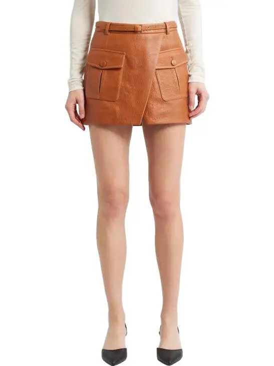 Leather Wrap Skirts Editorialist