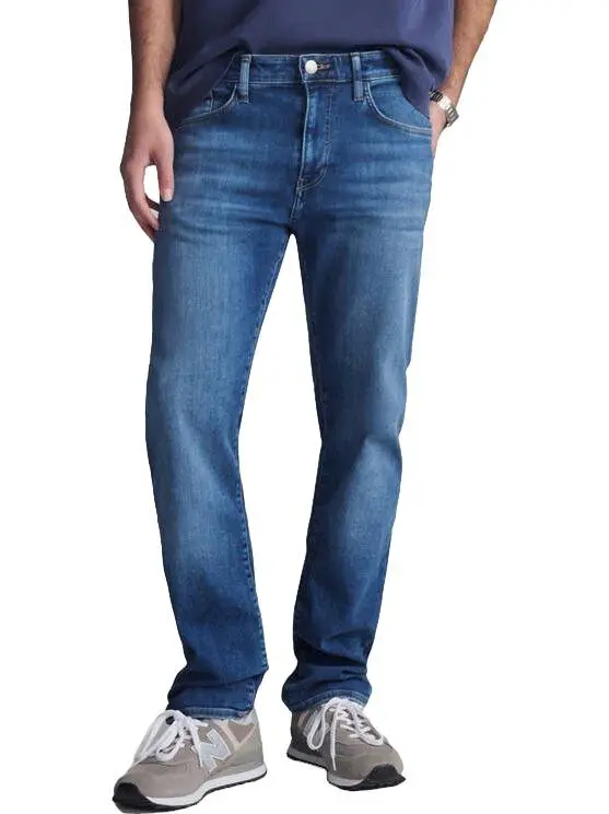 MAVI Zach Straight Leg Jeans - Dark Brushed Feather