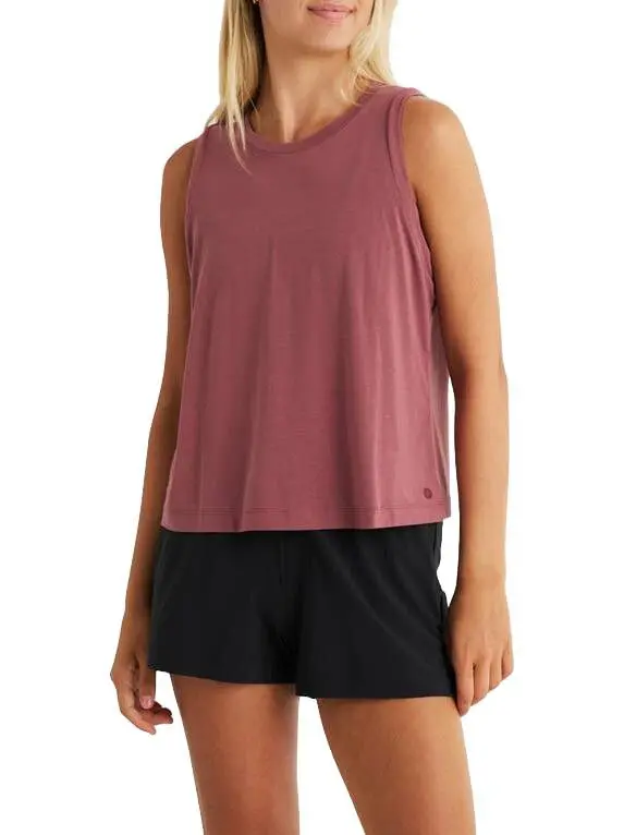FREE FLY Elevate Lightweight Tank - Plum