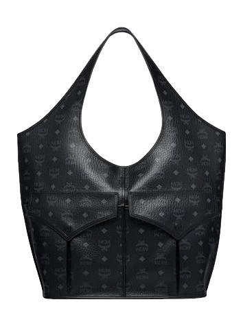 Mcm Visetos Shopper - Black
