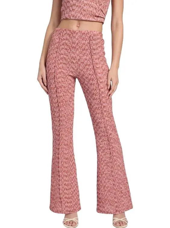 Guess Naleny Seamed Open Stitch Pants - Revival Rose Multi