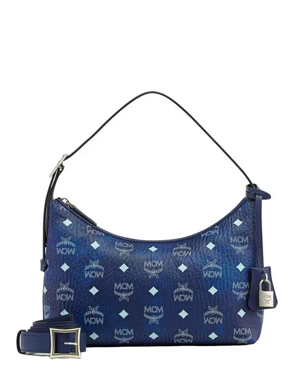 Mcm Aren Hobo In Visetos - Blue