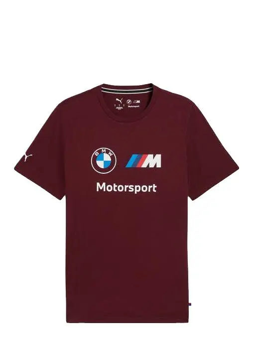 PUMA Bmw M Motorsport Essential Logo Graphic T-shirt - Ruby Shimmer