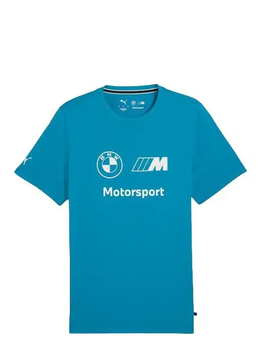 PUMA Bmw M Motorsport Essential Logo Graphic T-shirt - Tropical Blue