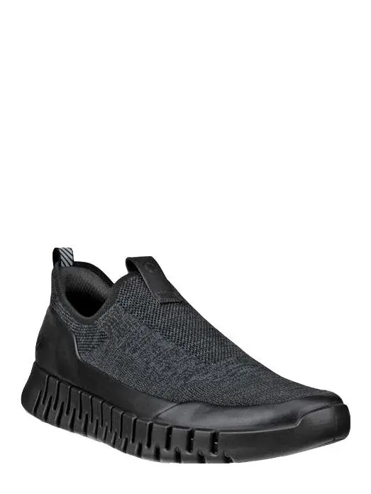 Ecco Gruuv Slip-on Sneakers - Black Magnet/ Black