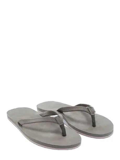 HARI MARI Fields Flip Flop - Light Gray/ Blush