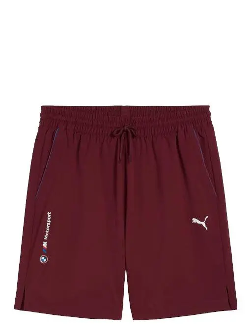 PUMA Bmw M Motorsport Essentials Graphic Shorts - Ruby Shimmer