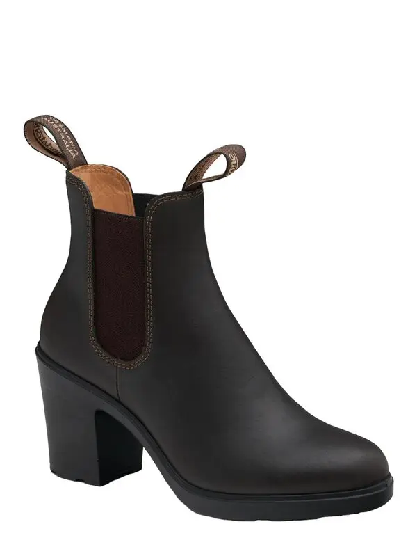 Blundstone Block Heel Chelsea Boots - Brown