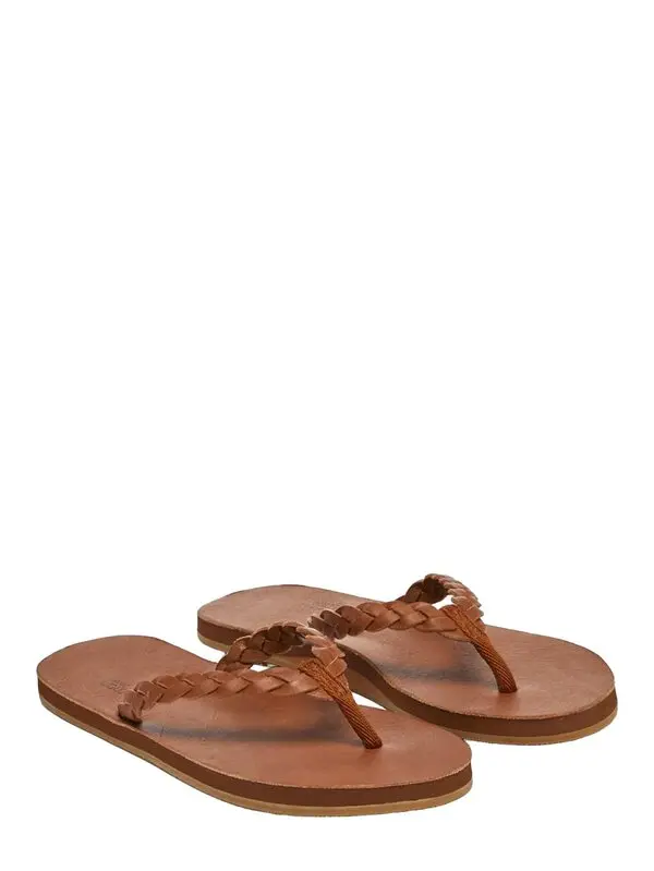 HARI MARI Meadows Braided Flip Flop - Cinnamon
