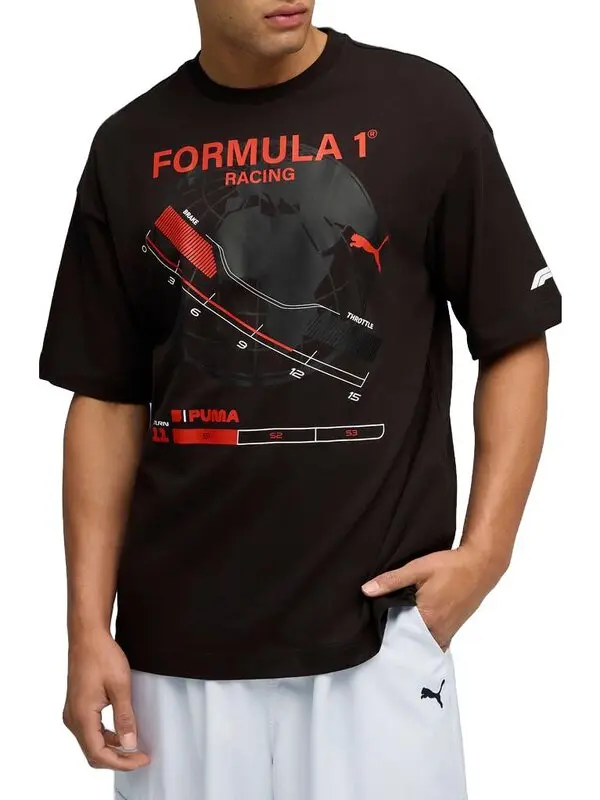 PUMA Relaxed Formula 1® Graphic T-shirt - Puma Black