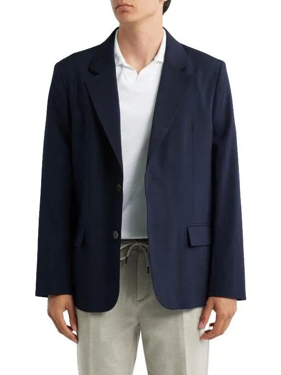 FRAME Wool Blazer - Dark Navy