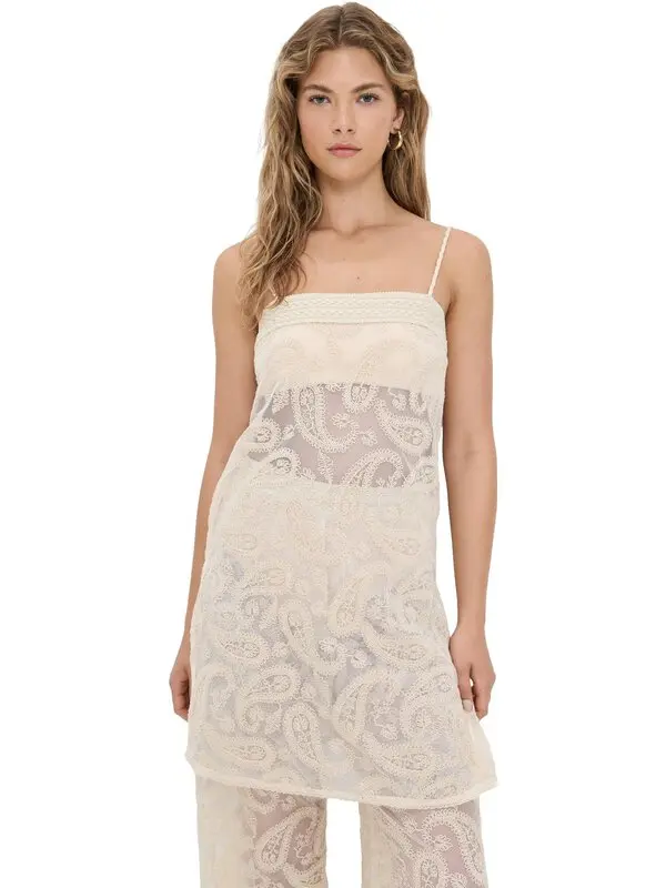 DRESS TO Lace Tunic - Off White