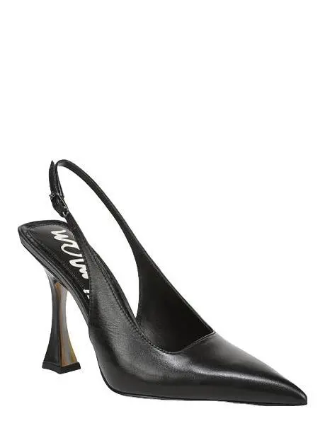 Sam Edelman Odette Pointed Toe Slingback Pumps - Black