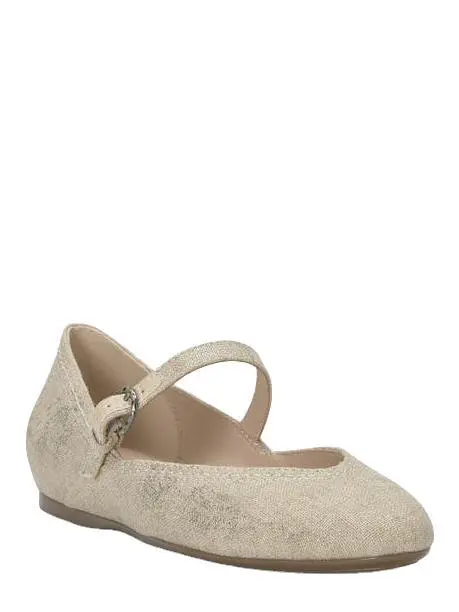 Lucky Brand Cyrena Mary Jane Flat - Natural/plat Multi