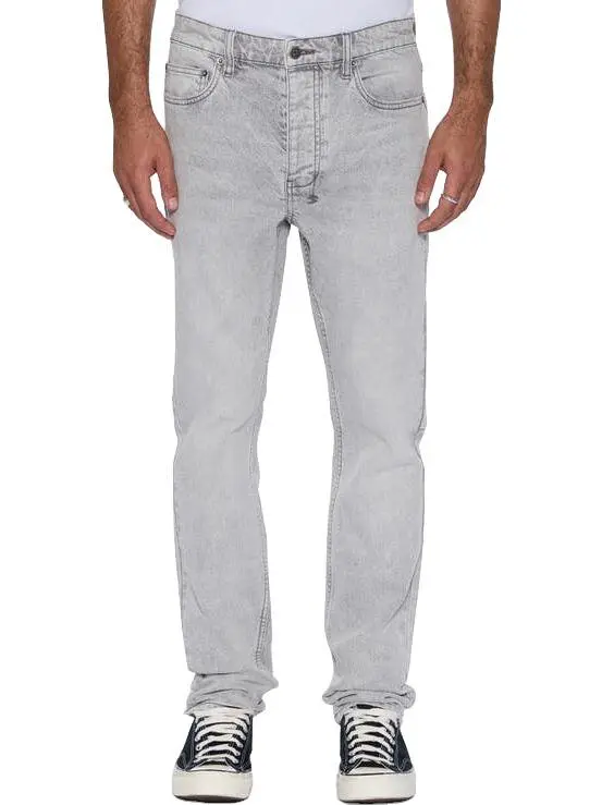 Ksubi Chitch Jupiter Skrawl Slim Tapered Leg Jeans - Grey