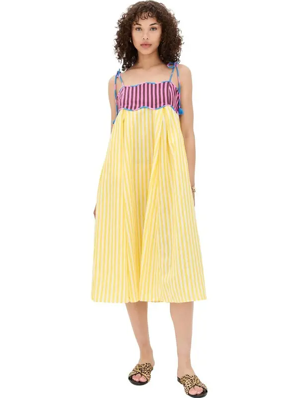 Celiab Lola Midi Dress - Yellow