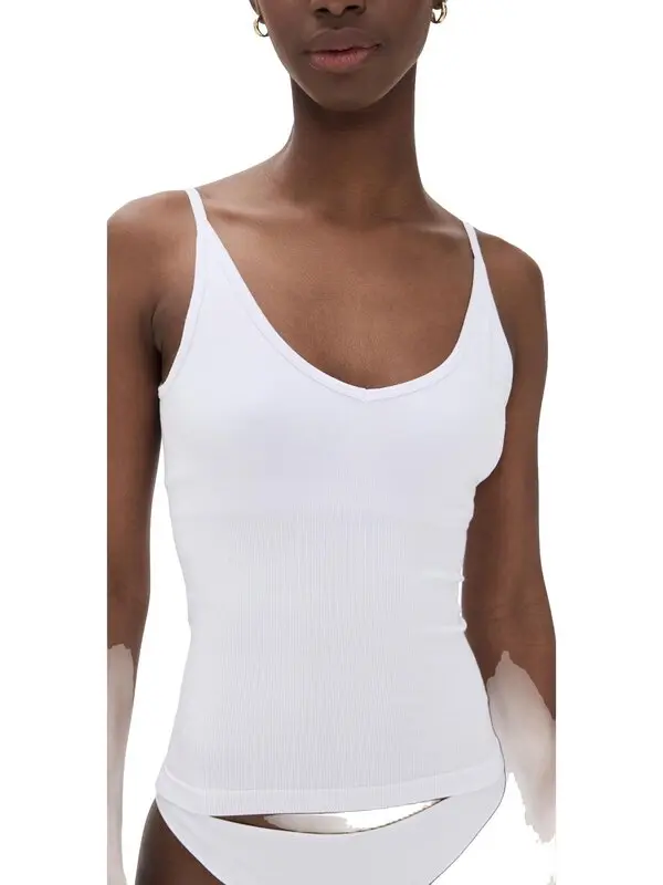 Lunya Seamless Modal Tank - Sincere White