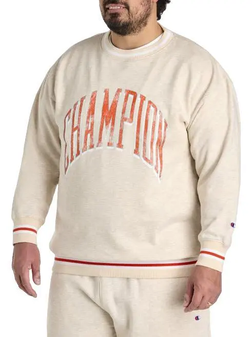Champion Contrast Signature Sweatshirt - Beige Orange