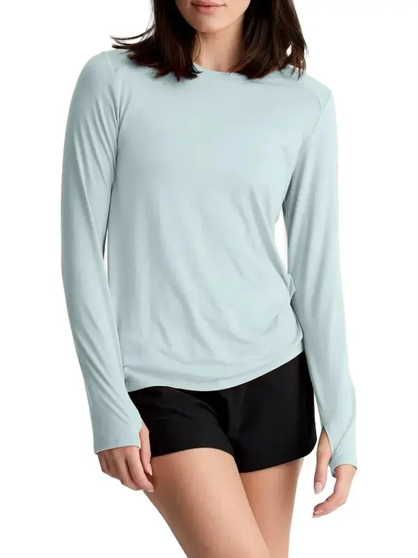 FREE FLY Shade Long Sleeve Top - Tropic Sea