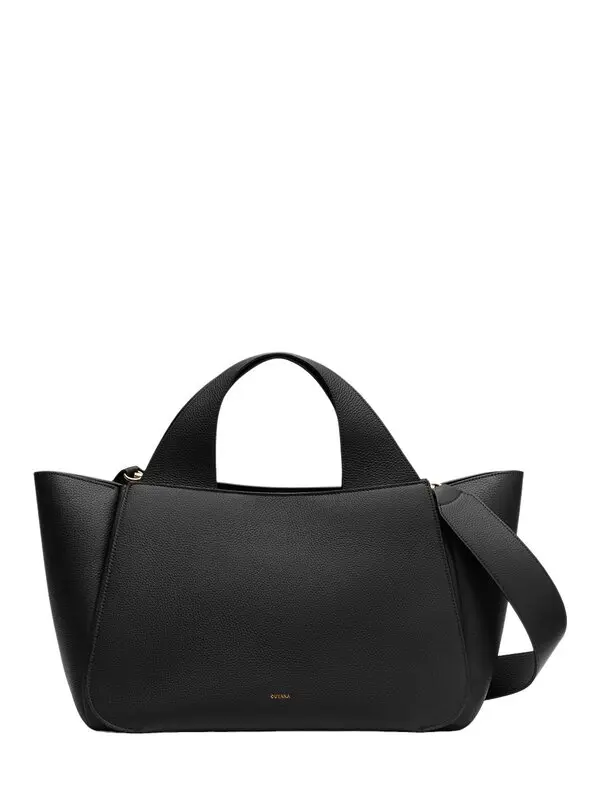 Cuyana Mila Satchel Bag - Black