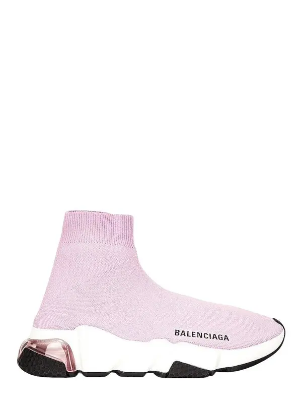 Balenciaga Speed Clear Sole - Light Pink/white