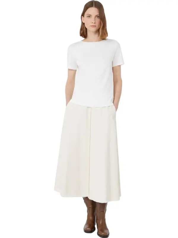 Max Mara Organic Cotton Jersey T-shirt - White