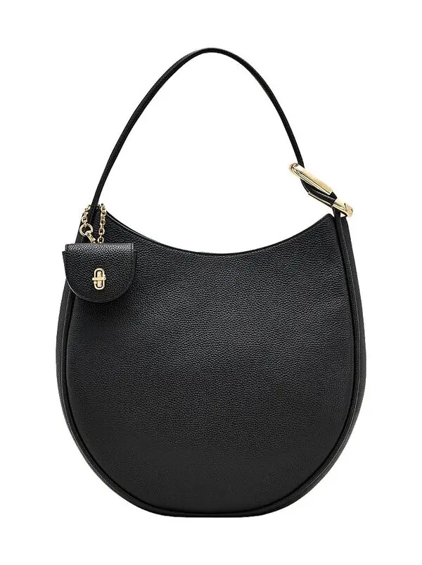 Marc Jacobs Large Leather Hobo Bag - Black