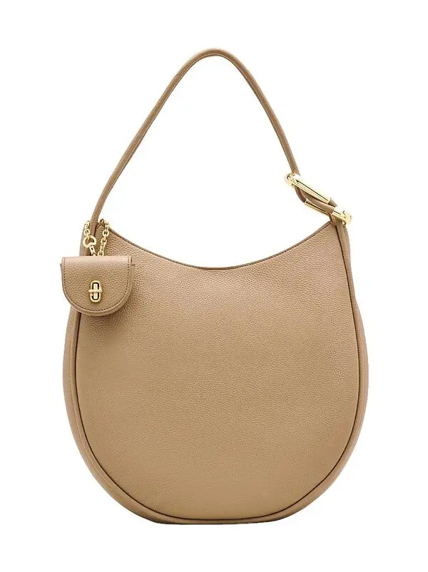 Marc Jacobs Large Leather Hobo Bag - Camel