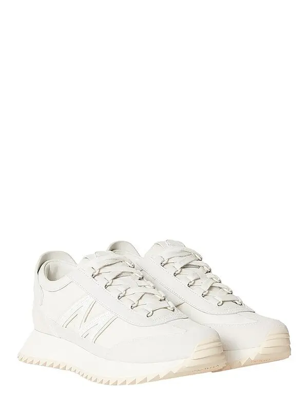 Moncler Pacey2 Lace Up Low Top Sneakers - Natural