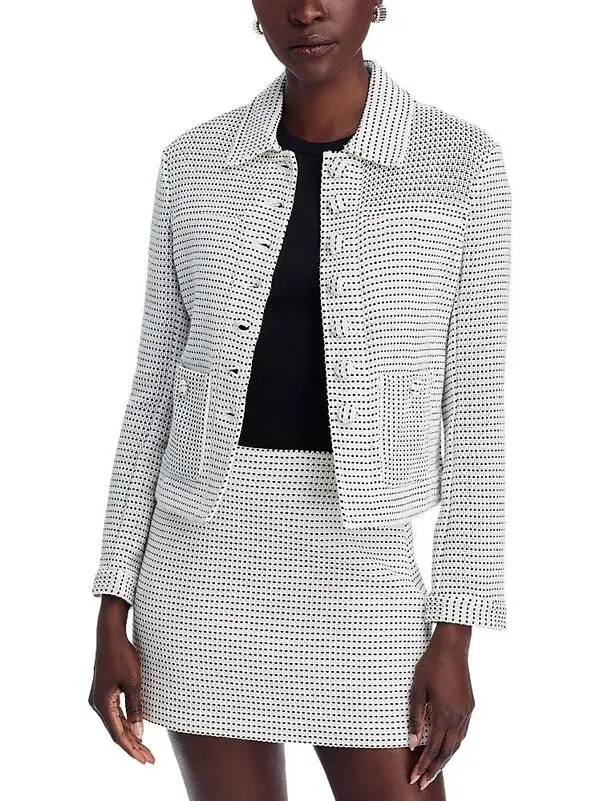 Proenza Schouler White Label Osler Tweed Jacket - Off White