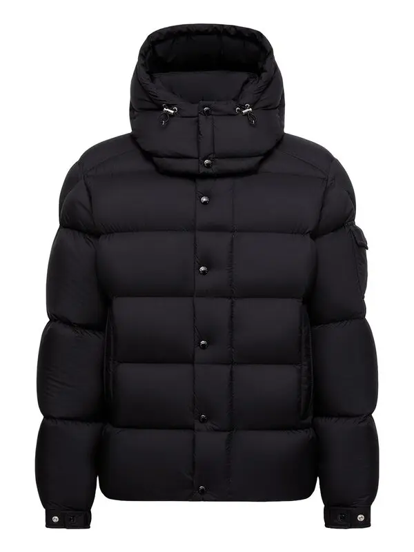 Moncler Maya 70 Hooded Short Down Jacket - Black