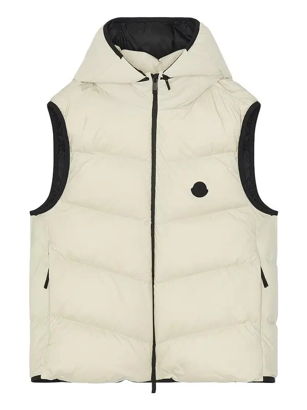 Moncler Guersac Puffer Vest - Agate Gray