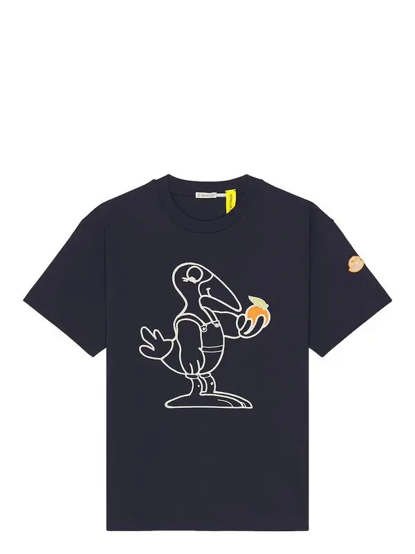 Moncler X Gilga Farm Donald Glover Short Sleeve T-shirt - Navy