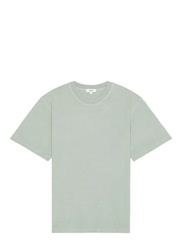 AGOLDE Asha Mock Neck Tee In Green - Patagonia