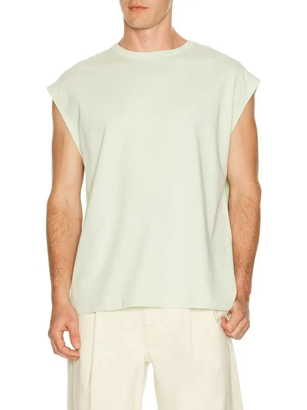 AGOLDE Leonard Sleeveless Tee - Mint