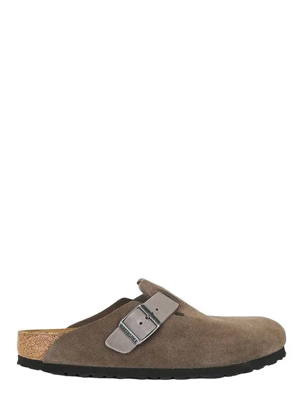 BIRKENSTOCK Boston Mule - Concrete Gray