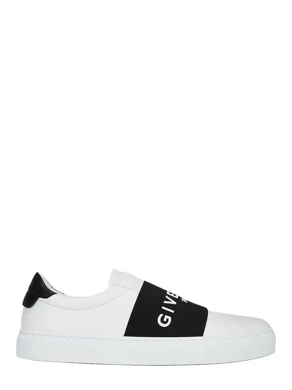 Givenchy Urban Street Elastic Sneakers - White & Black