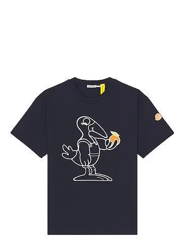 Moncler X Gilga Farm Donald Glover Short Sleeve T-shirt - Navy