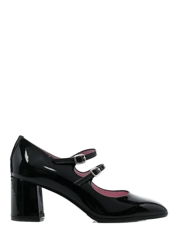 CAREL Alice Patent Leather Pumps - Black
