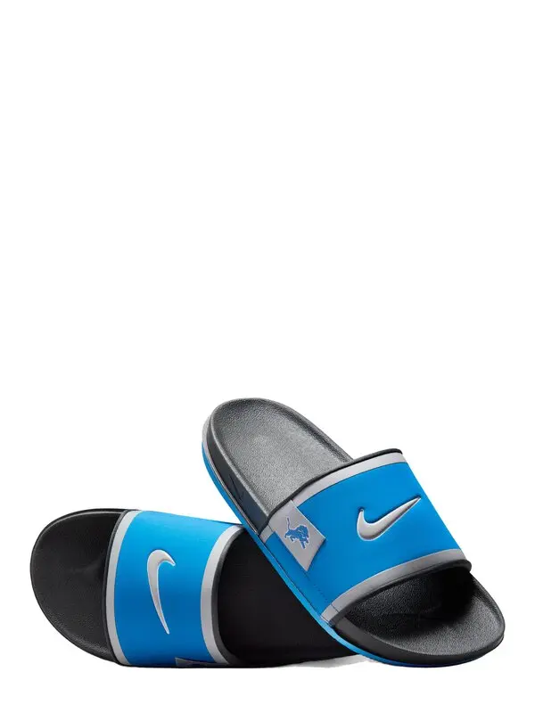 Nike Offcourt Detroit Lions Slides - Blue