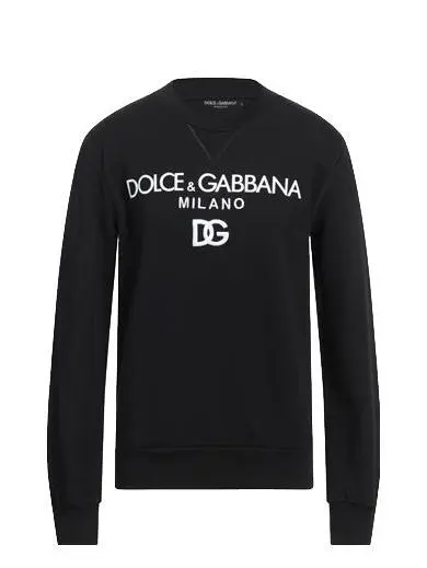 Dolce & Gabbana Cotton-blend Embellished Sweatshirt - Black